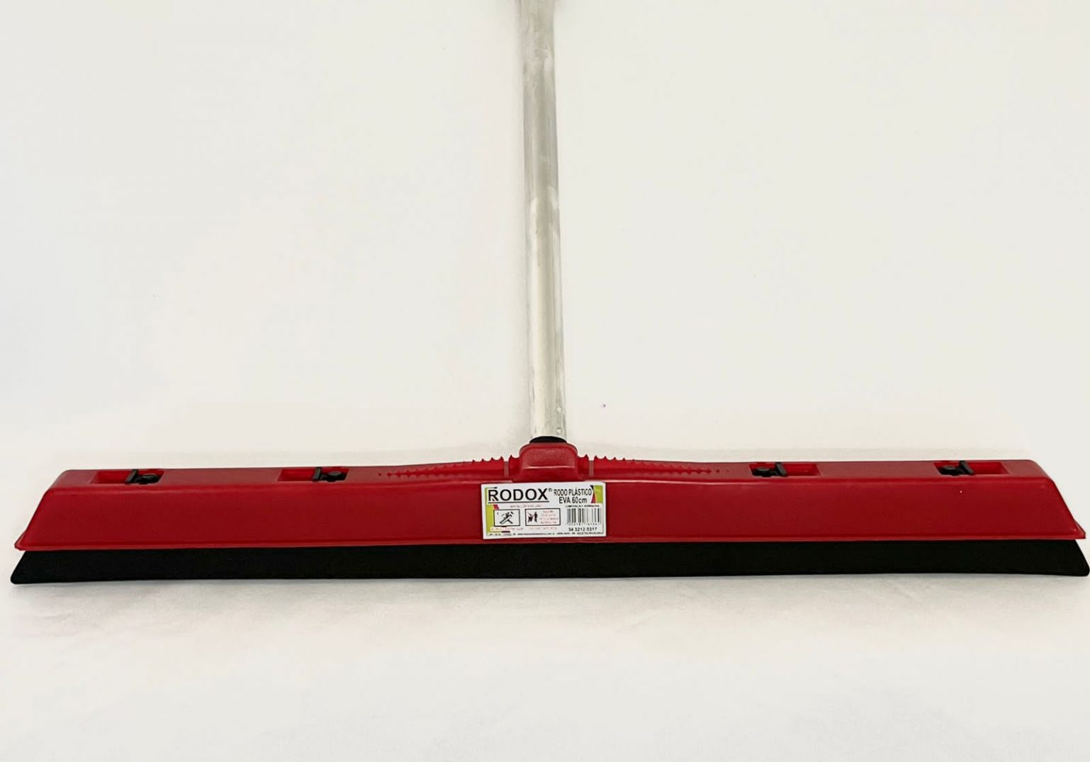 Rodo Plástico Rodox 60cm CB Aluminio1,50m – Vassouras Mendonça